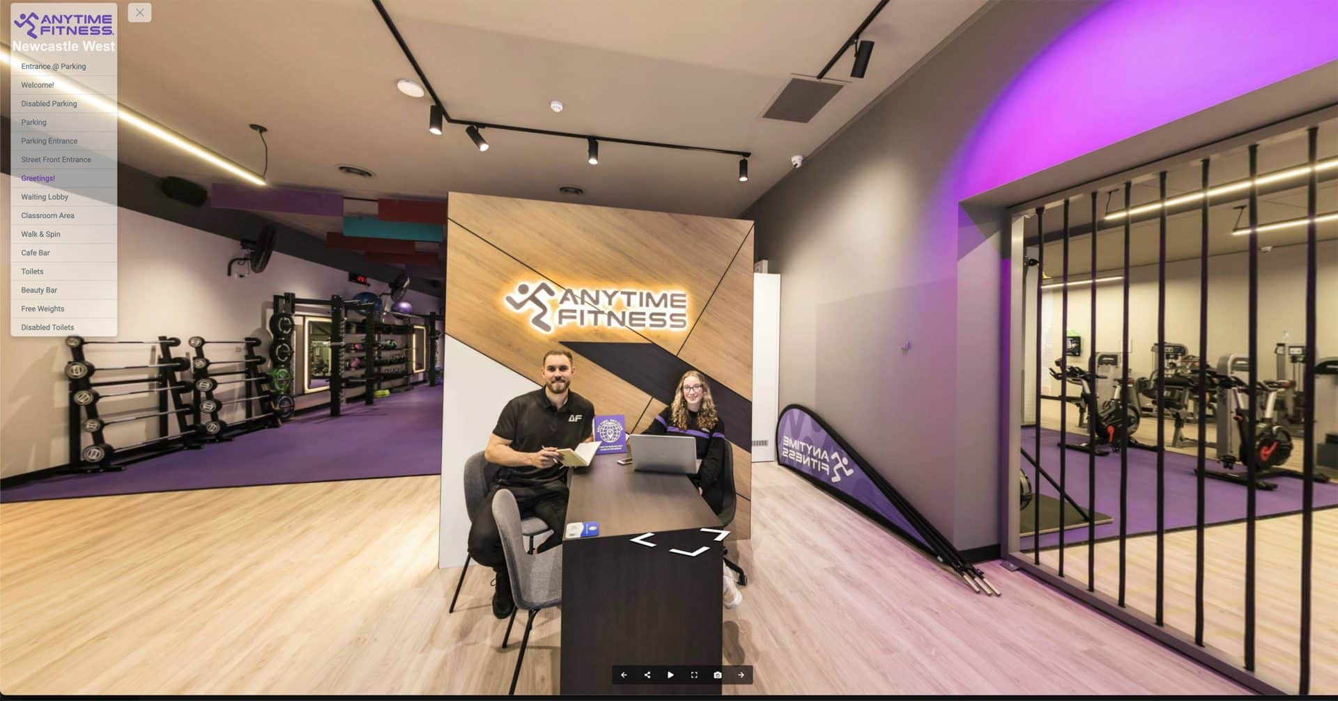 Case Study: Anytime Fitness Newcastle West Virtual Tour
